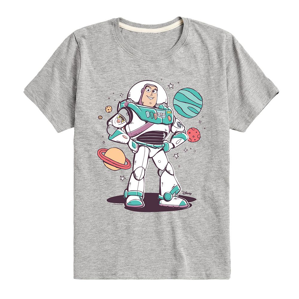 Disney / Pixar's Toy Story Buzz Lightyear Boys 8-20 Planets Graphic Tee