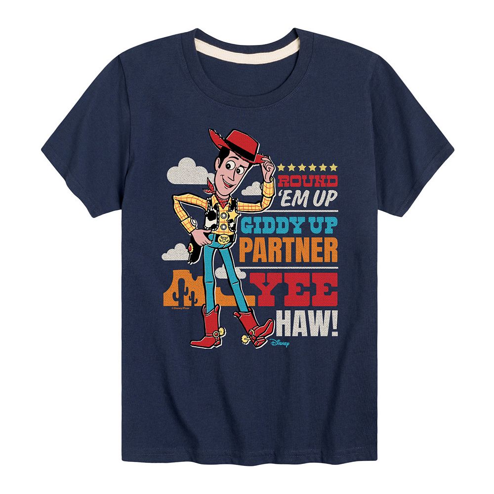Disney / Pixar's Toy Story Woody Boys 8-20 Giddy Up Partner Graphic Tee