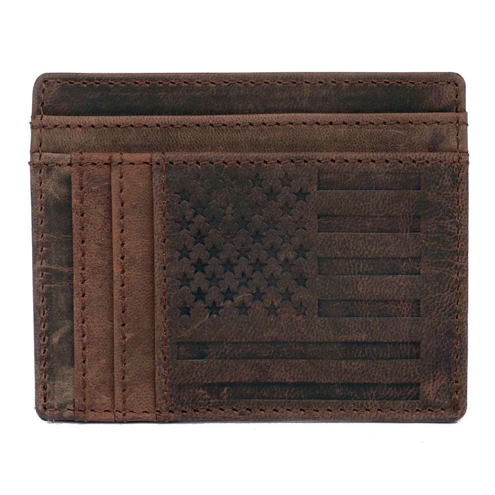 Men's Buxton U.S. Patriotic Front Pocket Get-Away Wallet