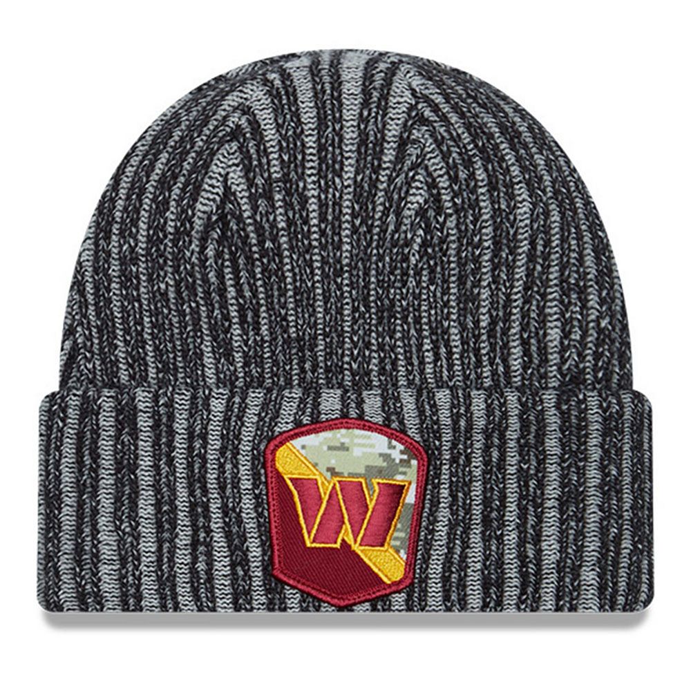 Youth New Era Black Washington Commanders 2023 Salute To Service Cuffed ...