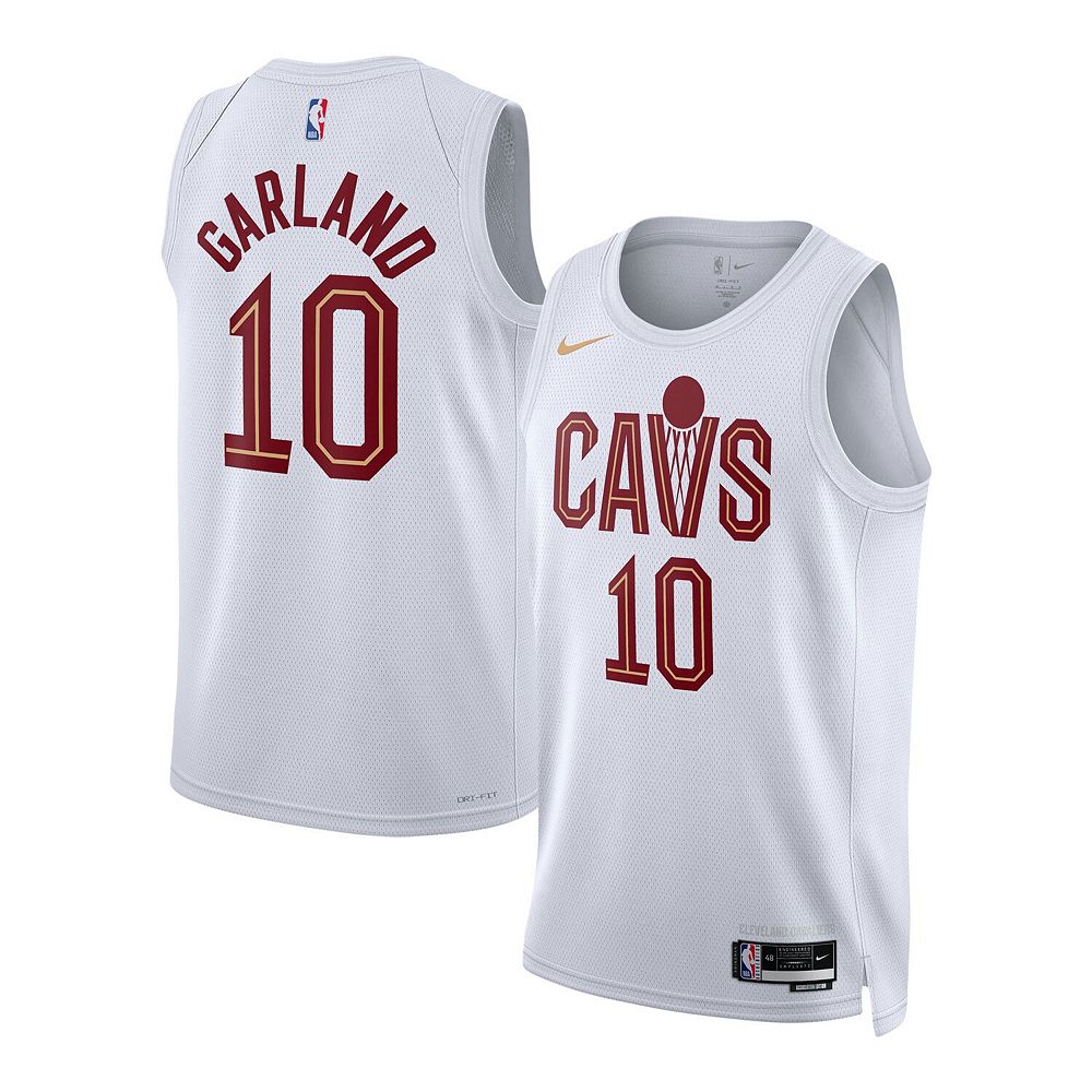 Unisex Nike Darius Garland White Cleveland Cavaliers Swingman Jersey ...
