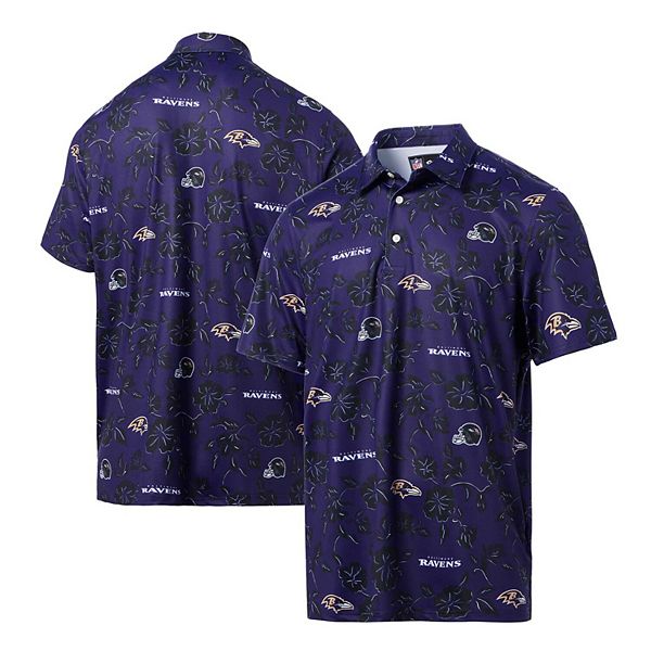 Men's Reyn Spooner Purple Baltimore Ravens Pua Performance Polo