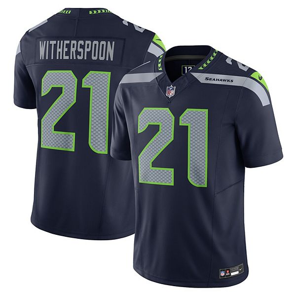 Men's Nike Devon Witherspoon Navy Seattle Seahawks Vapor F.U.S.E ...