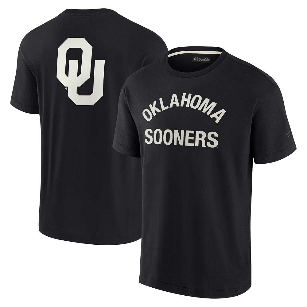 Unisex Fanatics Black Oklahoma Sooners Elements Super Soft Short Sleeve ...