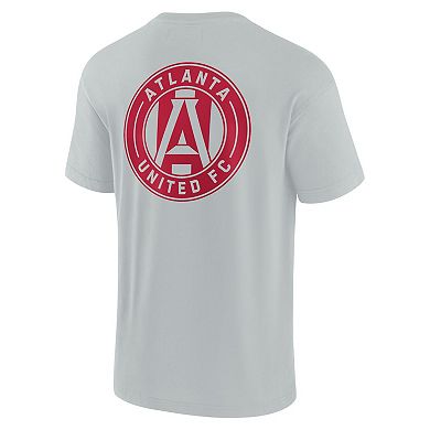 Men's Fanatics Signature Gray Atlanta United FC Oversized Logo T-Shirt