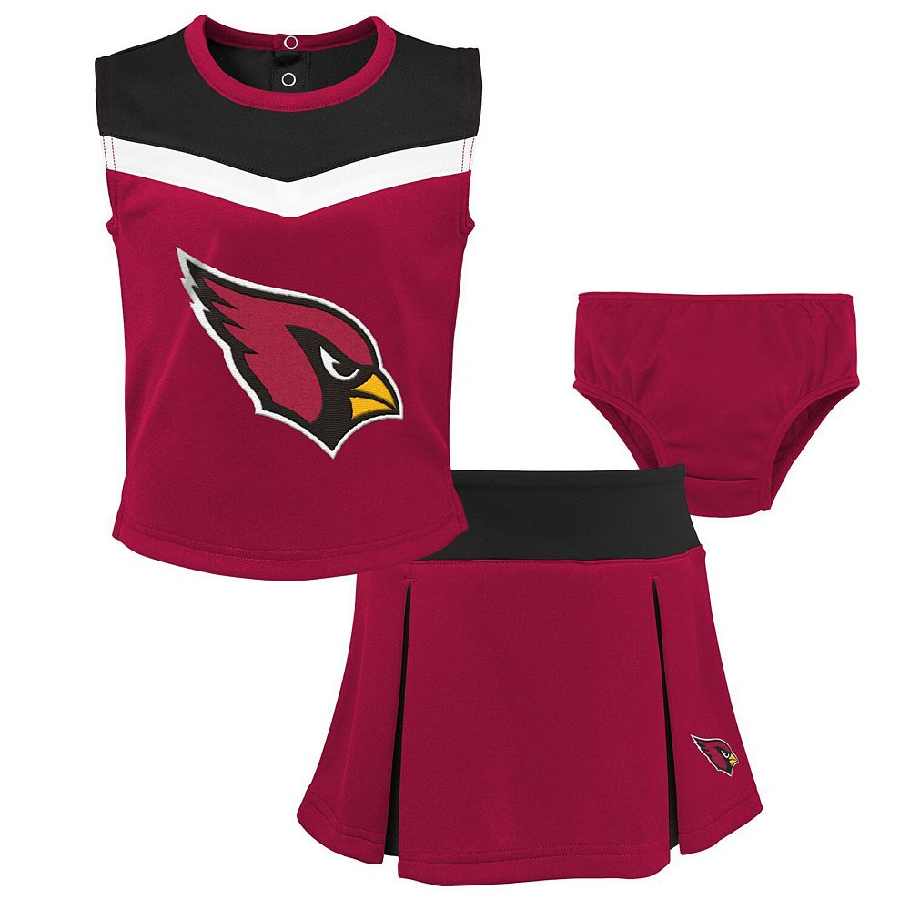 Girls Toddler Cardinal Arizona Cardinals Spirit Cheer Two-Piece ...