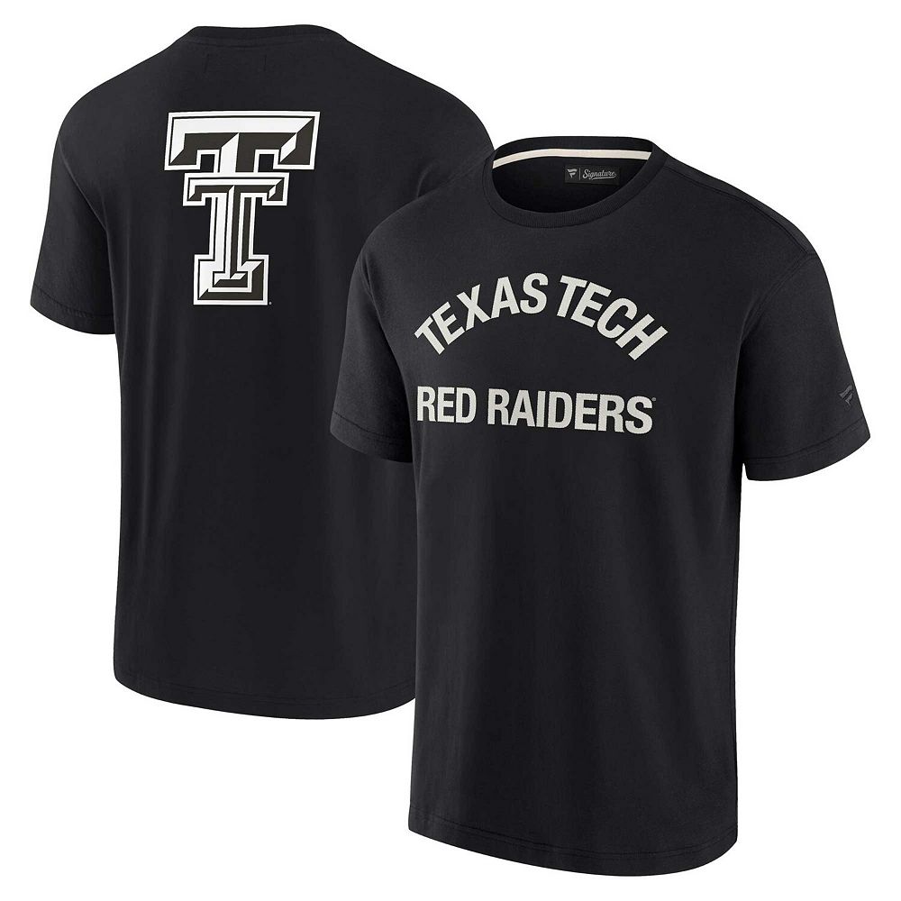 Unisex Fanatics Signature Black Texas Tech Red Raiders Super Soft Short ...