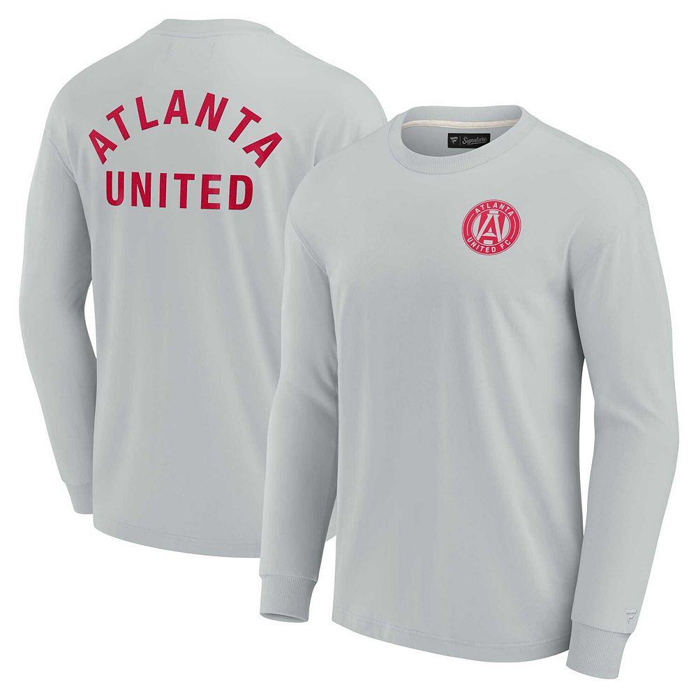 Unisex Fanatics Signature Gray Atlanta United FC Super Soft Long Sleeve ...