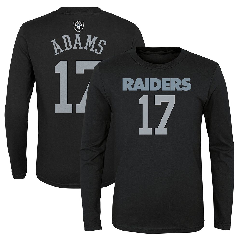 Youth Davante Adams Black Las Vegas Raiders Mainliner Player Name ...
