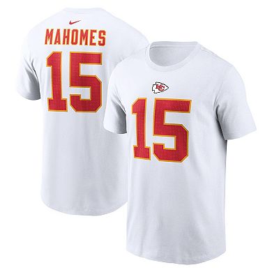 Men's Nike Patrick Mahomes White Kansas City Chiefs Player Name ...