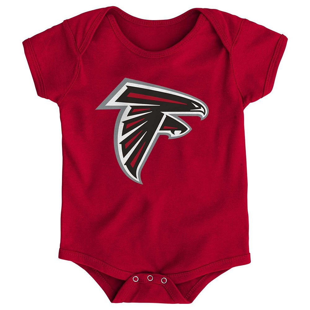 Newborn & Infant Red Atlanta Falcons Team Logo Bodysuit