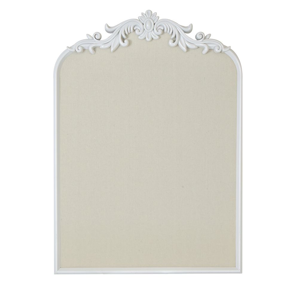 Ornate White Pin Board Wall Decor