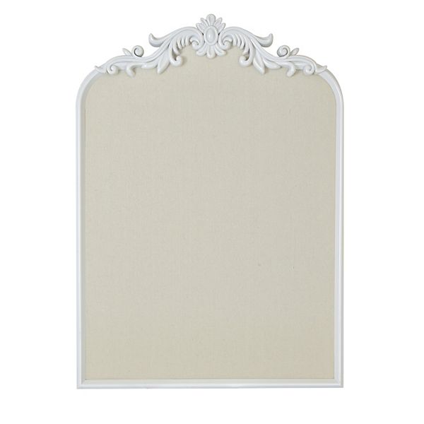 Ornate White Pin Board Wall Decor