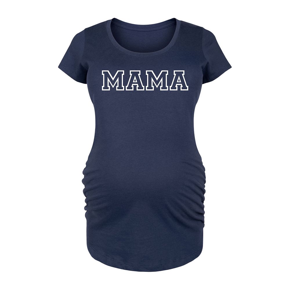 Maternity Mama Block Letters Graphic Tee