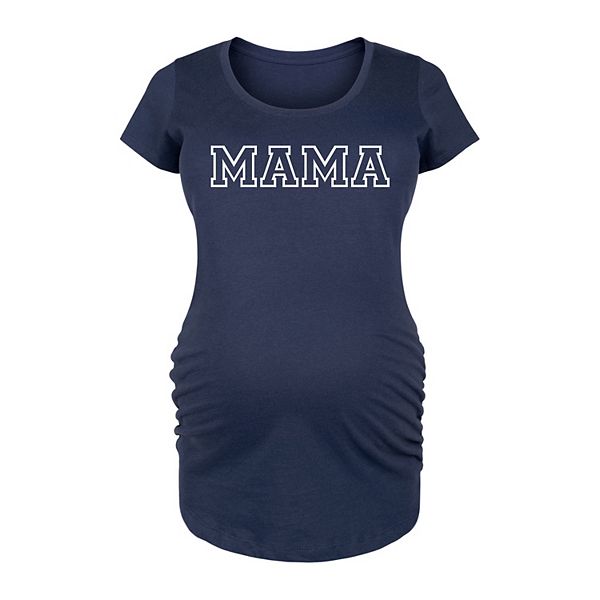 Maternity Mama Block Letters Graphic Tee