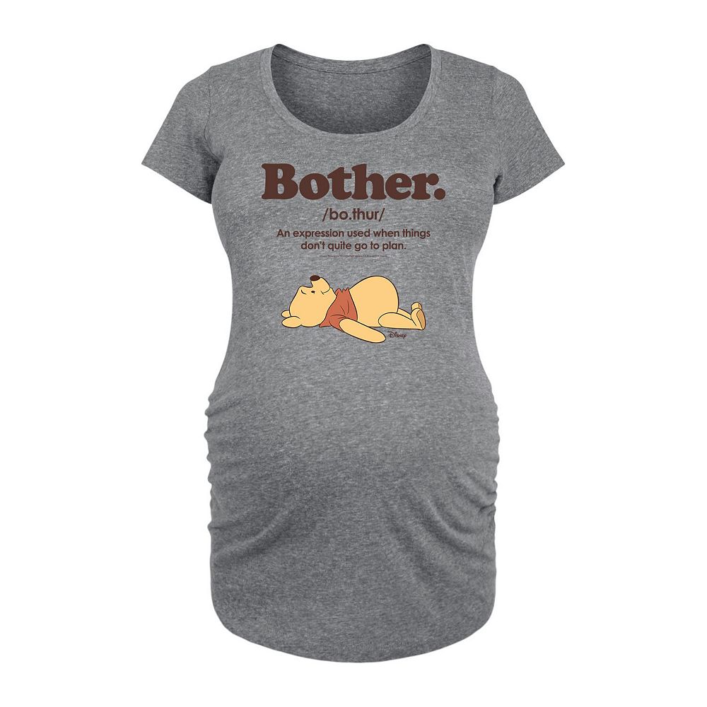 Disney's Winnie the Pooh Maternity Bother Definition Graphic Tee