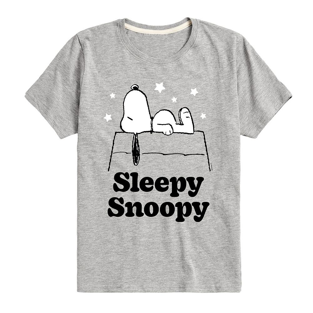 Boys 8-20 Peanuts Sleepy Snoopy Graphic Tee