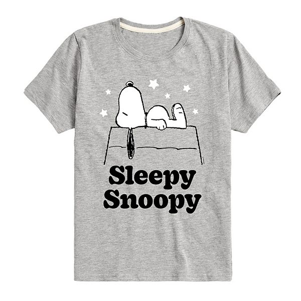 Boys 8-20 Peanuts Sleepy Snoopy Graphic Tee