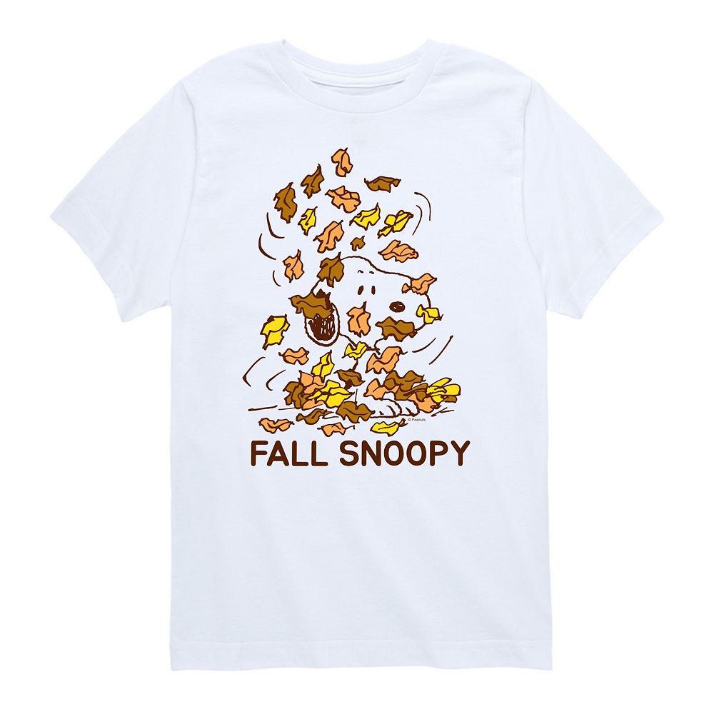 Boys 8-20 Peanuts Fall Snoopy Graphic Tee