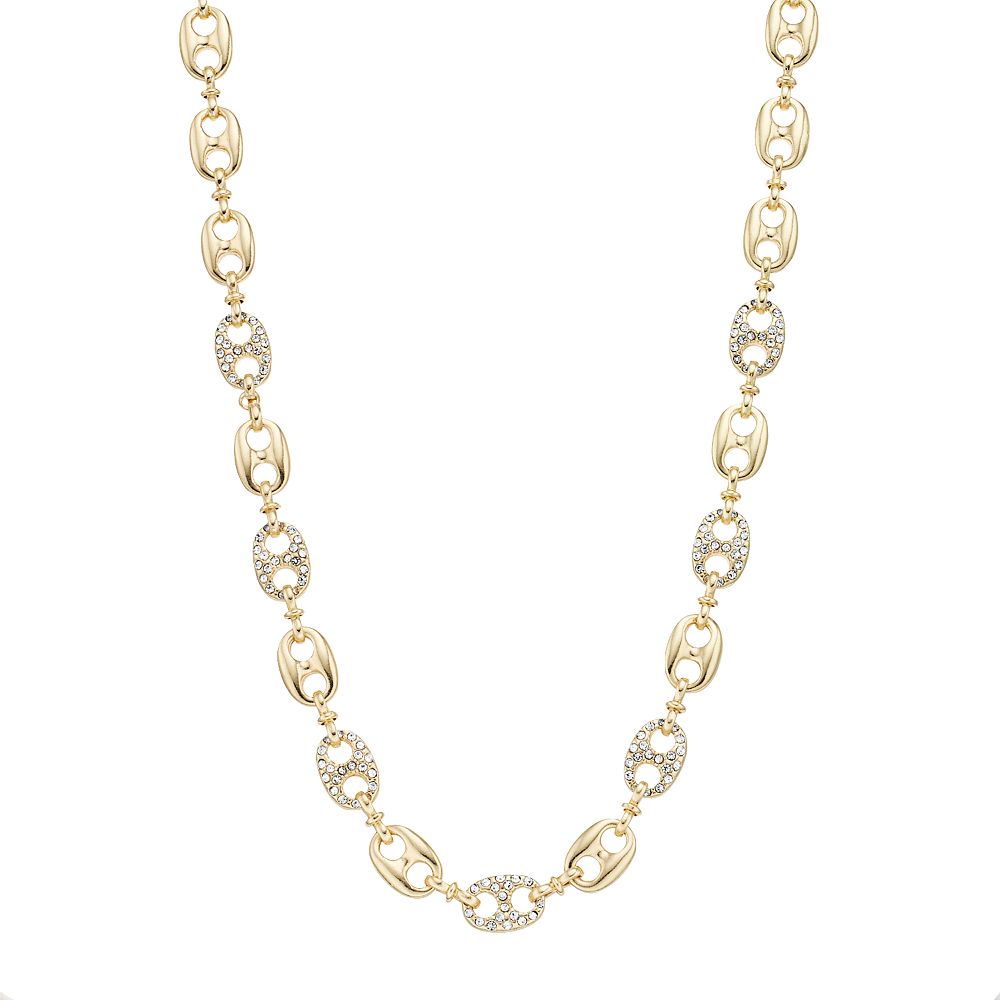 Pannee by Panacea Crystal Mariner Chain Necklace