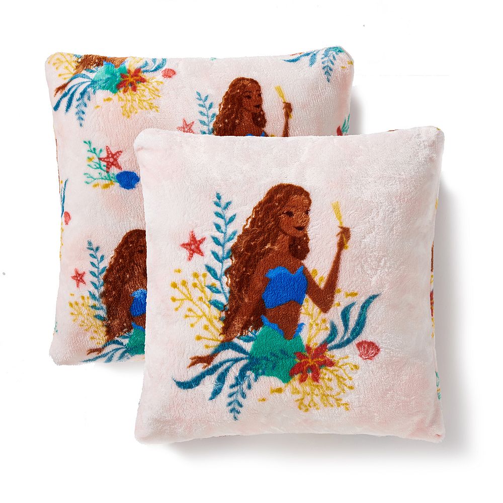 Disney's The Little Mermaid Plush 2-pk. Throw Pillow Set by The Big One®
