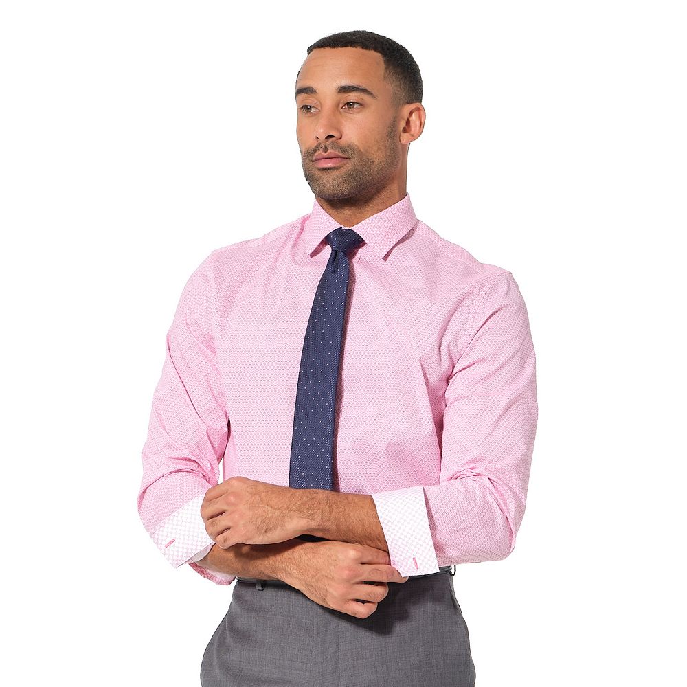 Men's Nick Graham Modern-Fit Dress Shirt & Tie Set