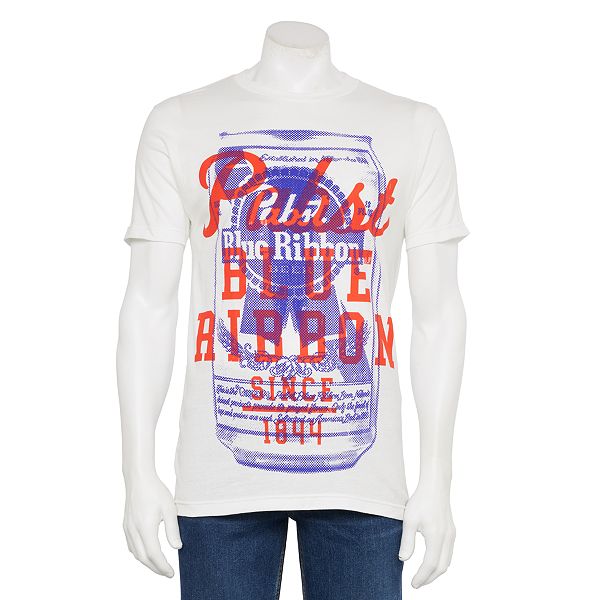 Men's Pabst Blue Ribbon Oversized Can Tee
