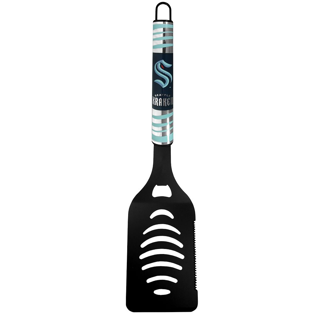 NHL Steel Black Spatula with Bottle Opener in Team Colors