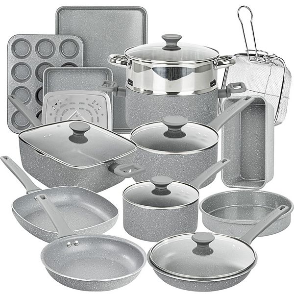 Granitestone Diamond Desert Collection 20-Piece Nonstick Cookware Set