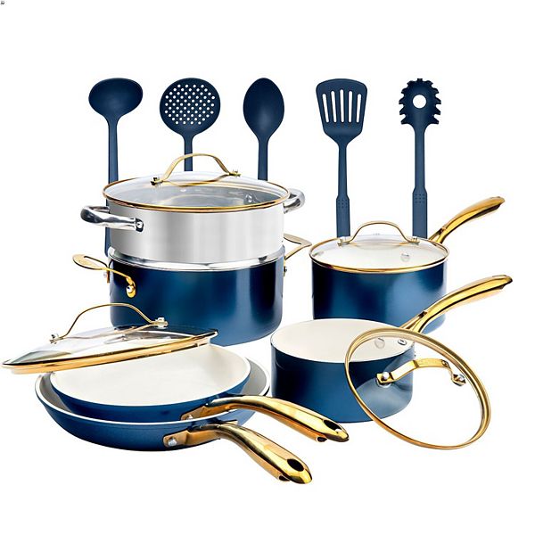 Gotham Steel Natural Collection 15-pc. Ultra Performance Ceramic ...