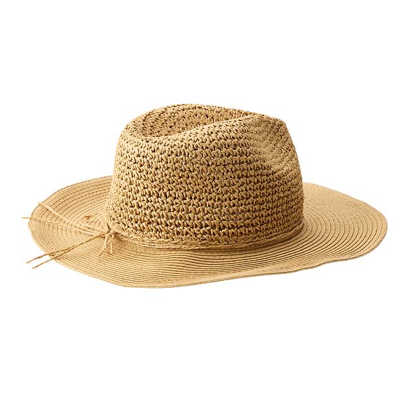 Women's Sonoma Goods For Life® Straw Cowboy Hat with Trim