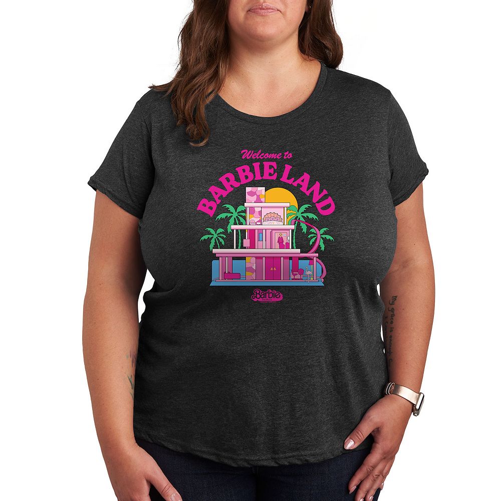 Plus Size Barbie The Movie Barbie Land Graphic Tee