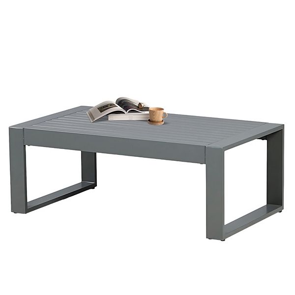 Aoodor Aluminum Outdoor Coffee Table