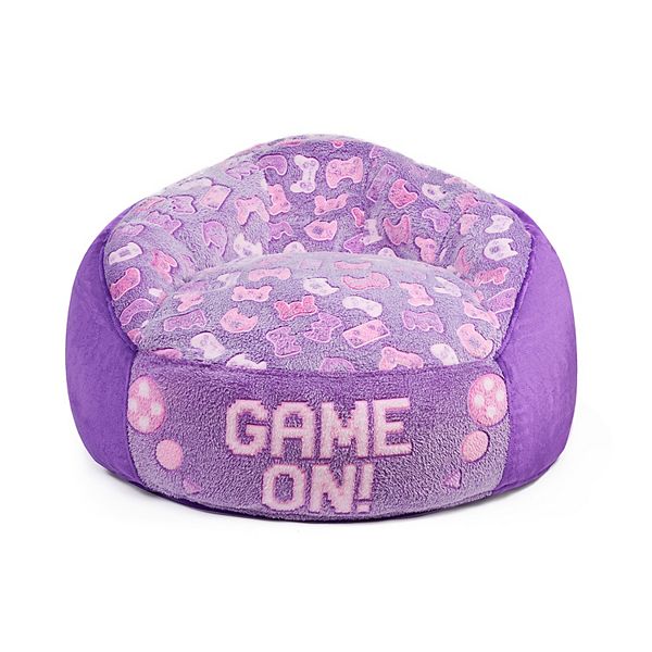 The Big One Kids™ Purple Game On Bean Bag Chair