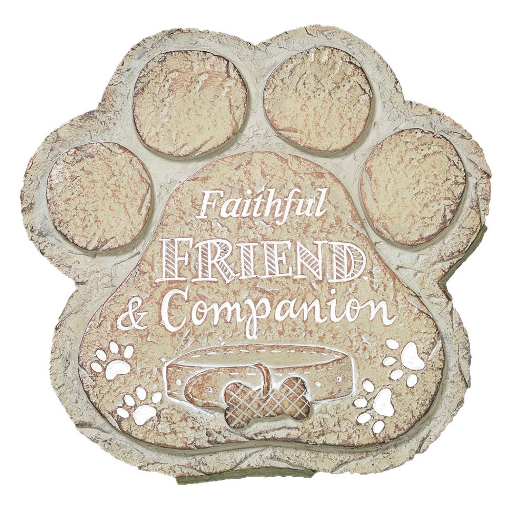 Dog Paw Pathway Stone