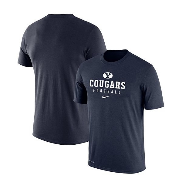 Men's Nike Navy BYU Cougars Changeover Performance T-Shirt