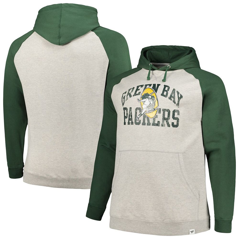 Men's Profile Heather Gray/Green Green Bay Packers Big & Tall Favorite ...