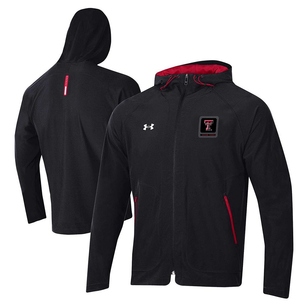 Men's Under Armour Black Texas Tech Red Raiders Unstoppable Raglan Full ...