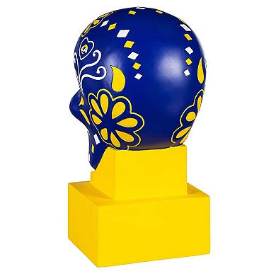 Los Angeles Rams Team Color Sugar Skull Statue