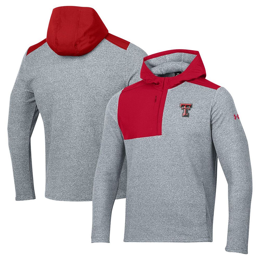 Men's Under Armour Gray Texas Tech Red Raiders Survivor Fleece Hoodie ...