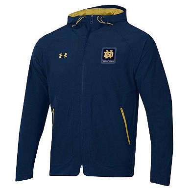 Men's Under Armour Navy Notre Dame Fighting Irish Unstoppable Raglan ...