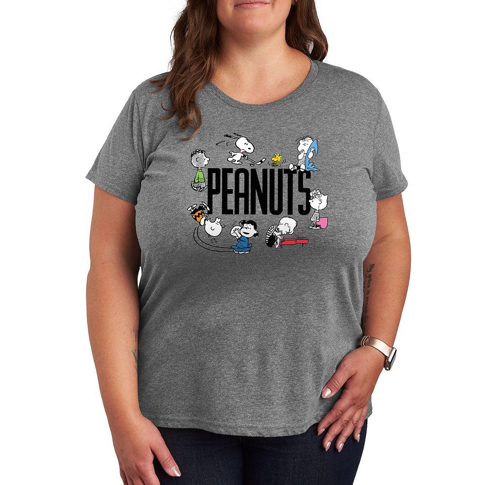 Plus Peanuts Group Logo Graphic Tee