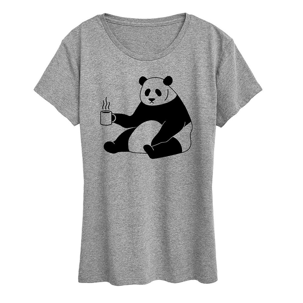 Women's Coffee Panda Graphic Tee