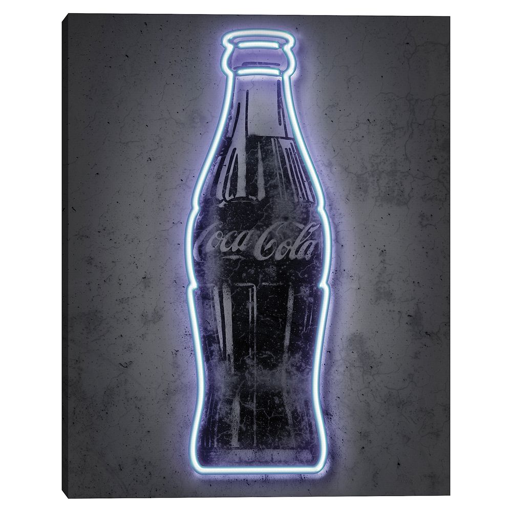Coca Cola Glow Canvas Wall Decor