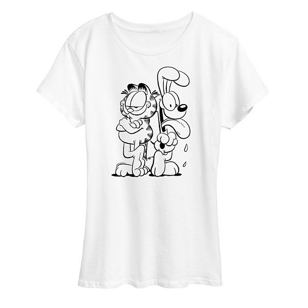 Women's Garfield And Odie Graphic Tee