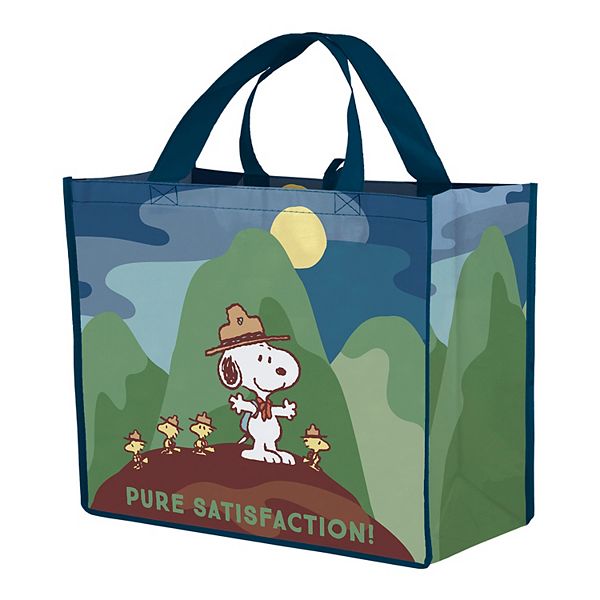 Peanuts Beagle Scout Collection Extra Large Reusable Snoopy Tote Bag