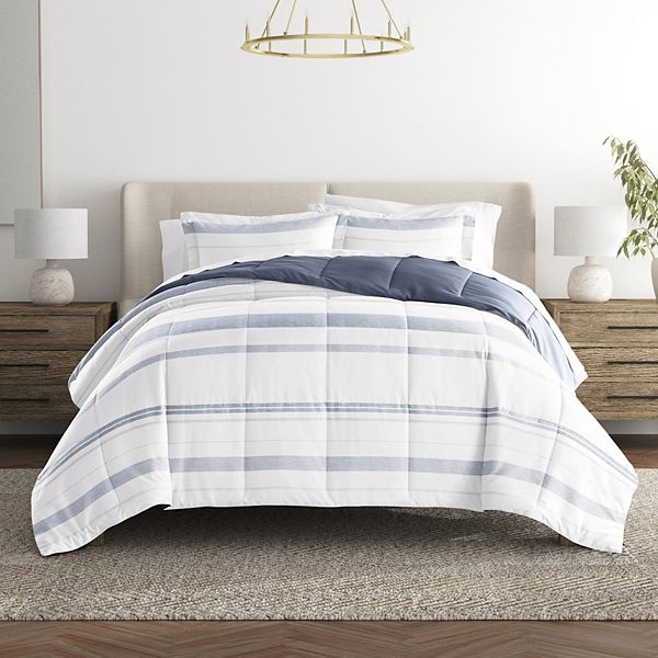 Lightweight Reversible Patterned Comforter Set - Urban Loft