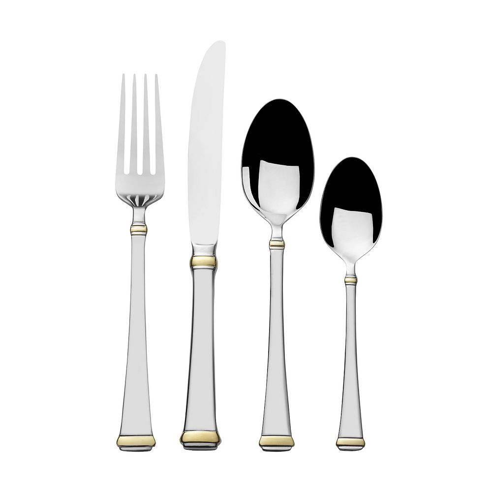 Food Network™ Gold Accent 16-pc. Flatware Set