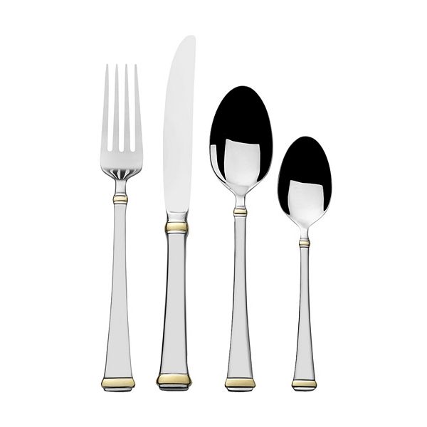 Food Network™ Gold Accent 16-pc. Flatware Set