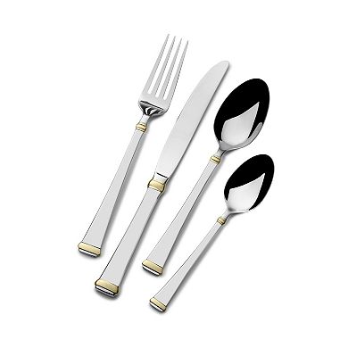 Food Network™ Gold Accent 16-pc. Flatware Set